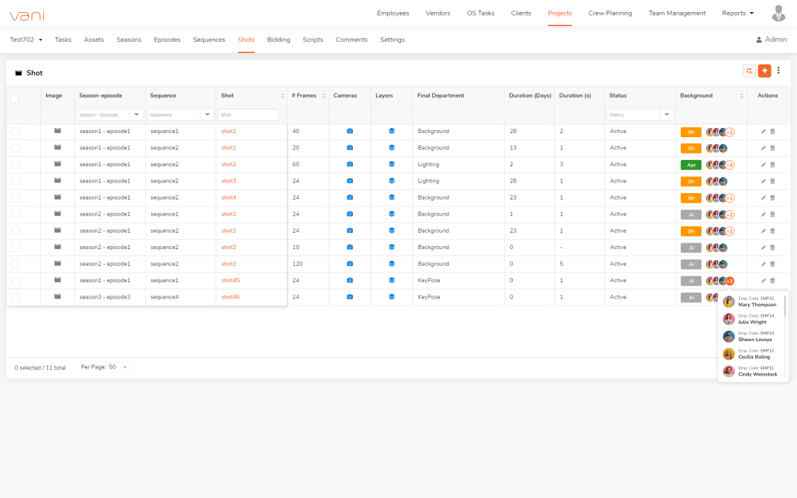 Project Management Software for VFX & Animation Studios
